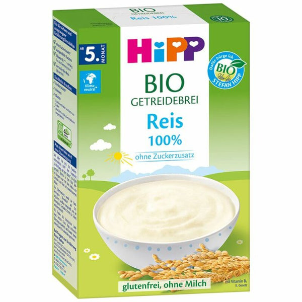 HiPP Organic Grain Porridge 100% Rice 200g - Milana's Baby Organics